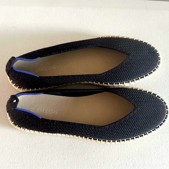 Rothy's | Shoes | New Rothys The Espadrille Black Boardwalk Shoes 1 ...